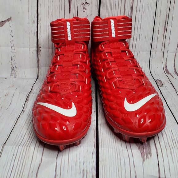 Nike | Shoes | New Nike Force Savage Pro 2 Red Football Cleats | Poshmark